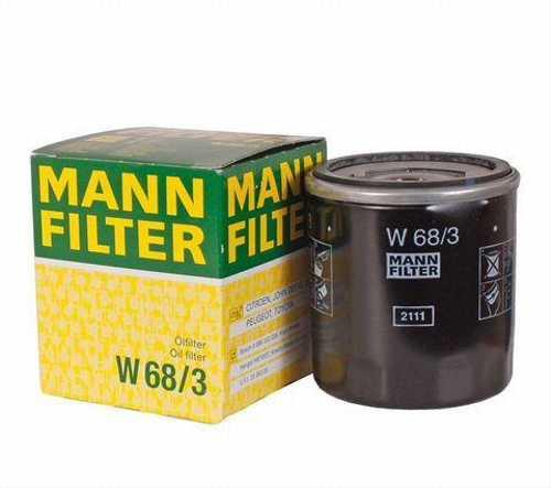 Масляный фильтр mann-filter W 68/3