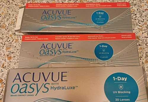 Линзы контактные Acuvue Oasys with HydraLuxe