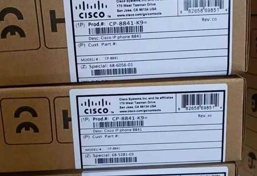 IP телефон Cisco cp-8841-k9