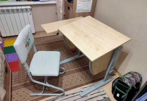 Стол со стулом для школьника растущая парта