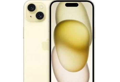 Новый Apple iPhone 15 128 Гб Dual SIM A3092 желтый