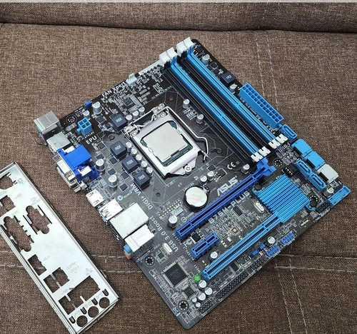 Материнская плата asus B75M-plus, LGA 1155