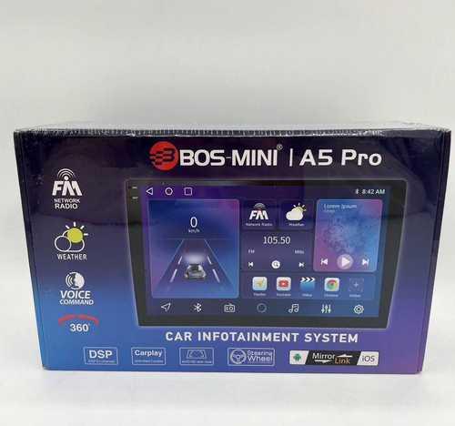 Автомагнитола Bos-Mini A5 PRO 4/64Gb