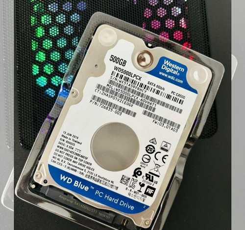 Жесткий диск для ноутбука HDD 2.5 500gb