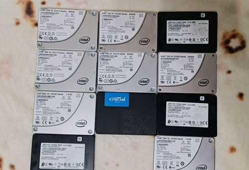 SSD диски б\у, разные объёмы с гарантией опт\роз