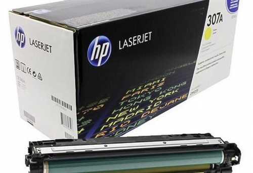 Картридж лазерный HP 307A CE743A(желтый)