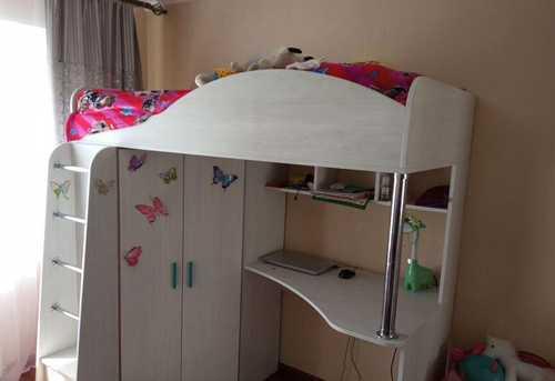 Детская мебель кровать чердак