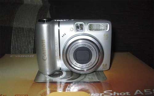 Новый фотоаппарат Canon powershot A580