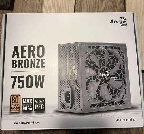 Блок питания AeroCool Aero Bronze 750 w