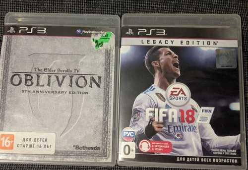 Цена за все Oblivion FIFA 18 ps3