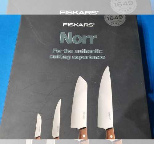 Набор Fiskars Norr из 4 Ножей из Финляндии