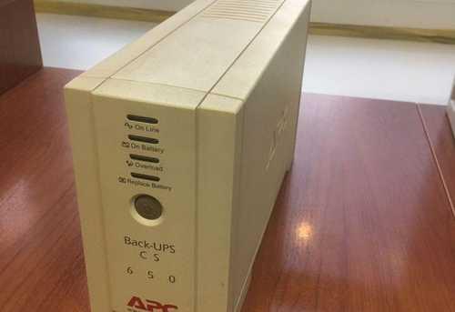 Ибп APC Back-UPS CS 650