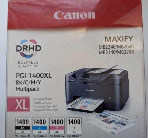 Набор картриджей Canon PGI-1400XL Multipack