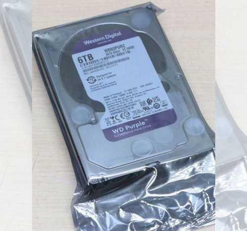 Western Digital 6 тб Внутренний жесткий диск