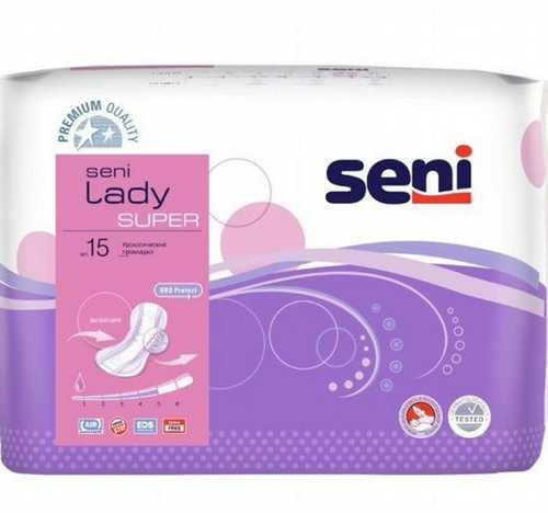 Прокладки урологические Seni Lady Super, 15 шт