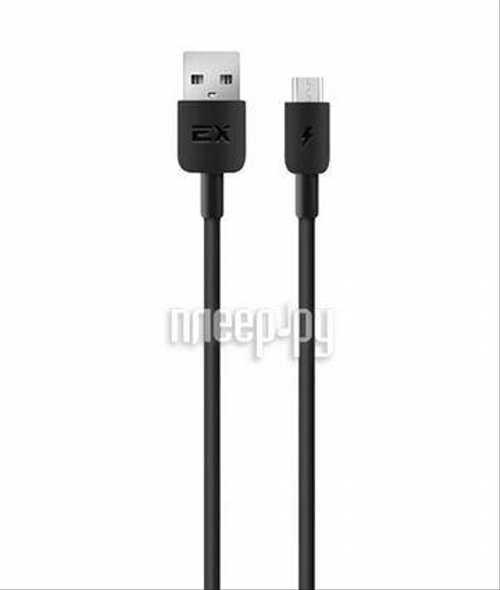 Exployd USB - micro USB 1m 3A Flow Black EX-K-1247