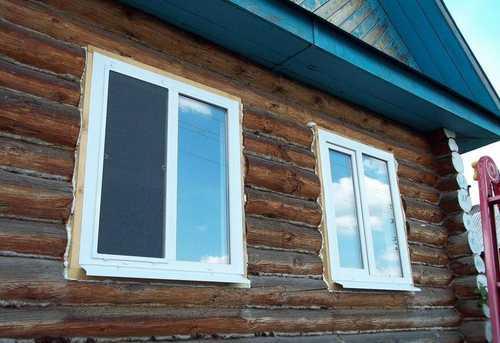 Пластиковые окна в деревянный дом