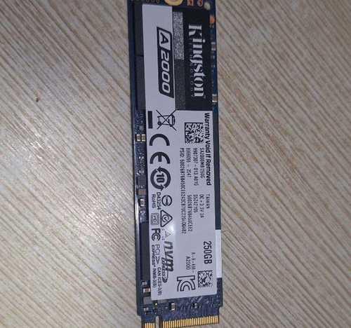 Ssd m2 250gb kingston