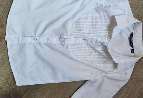 Рубашка белая для мальчика 104