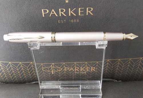 Перьевая ручка Parker IM Monochrome Champagne GT F