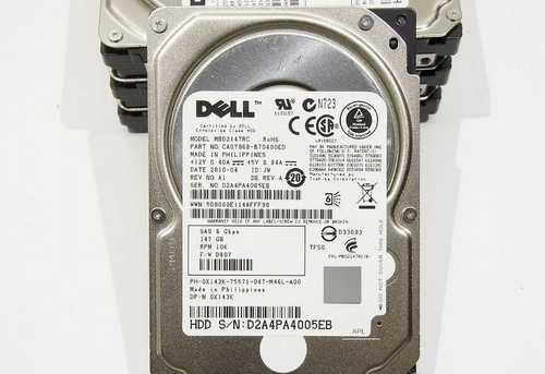 HDD SAS 2.5" 10K 146GB Dell MDB2147RC от 5 лет