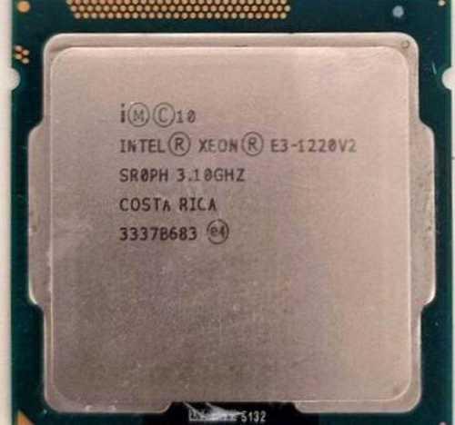 Процессор Intel Xeon E3 1220 v2 lga1155