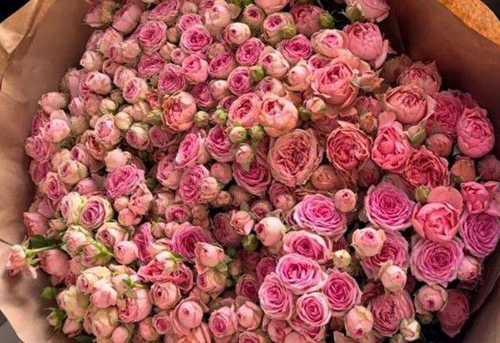 Букет цветов кустовые розы, доставка