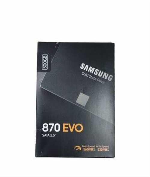 Диск SSD 2.5" 500GB Samsung 870 EVO SATA MZ-77E500