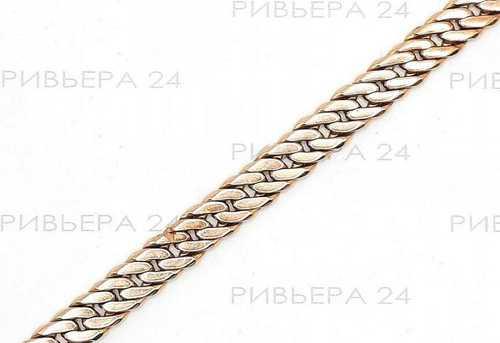 Золотой браслет плетения кобра 585 пробы 27,52 гра