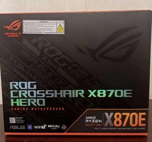 Asus ROG crosshair x870e hero