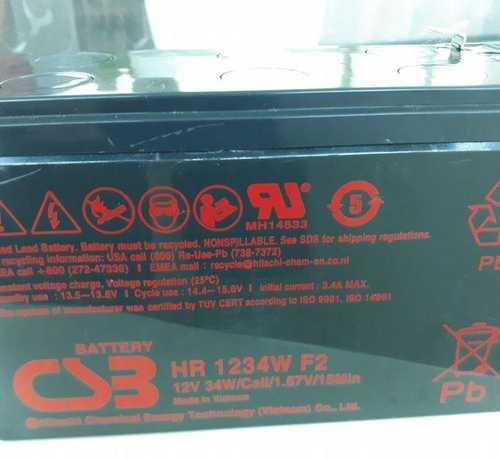 CSB HR 1234W F2 Аккумуляторная батарея на 12В 9Ач