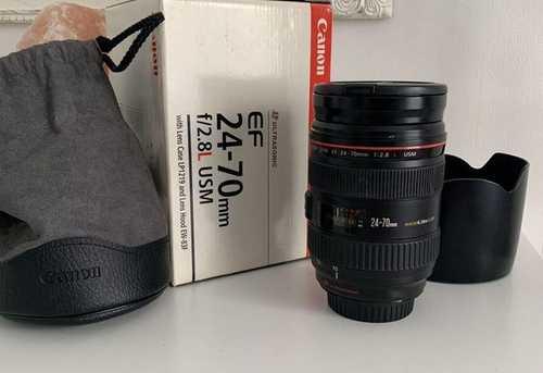 Объектив Canon EF 24 - 70mm f/2.8l usm