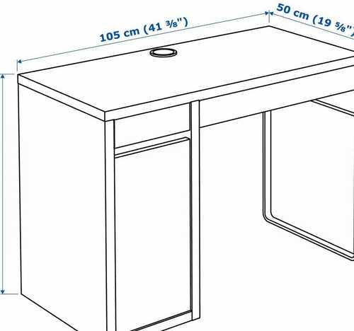Стол IKEA микке белый