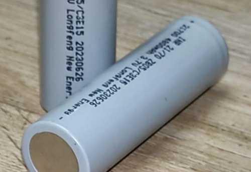 Аккумулятор LongFeng INR21700 3.7V 5000 mAh 15A(3C