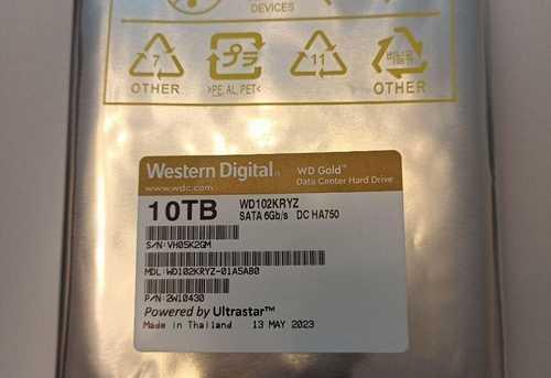 Жесткий диск Western Digital Gold 10 Тб WD102kryz