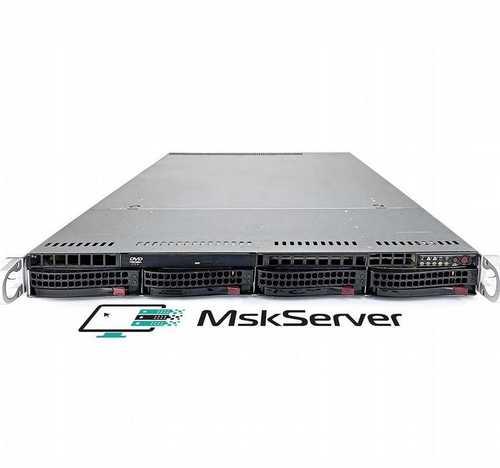 Сервер Supermicro 6018U-TR4T 2x E5-2667v3 16Gb