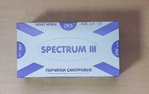 Перчатки нитриловые ZKS Spectrum III 100пар