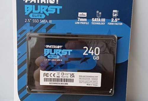 Новый SSD Patriot Elite 240 и другие ssd