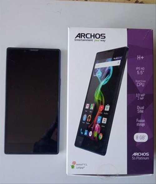 Смартфон Archos 55 Platinum 8 гб