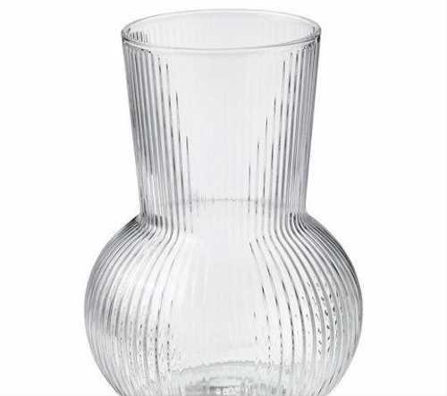 Подраг ваза, прозрачное стекло IKEA 3047099