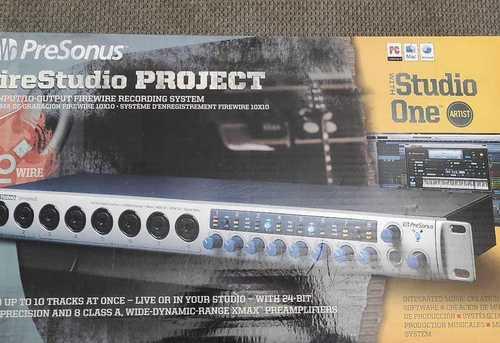 Presonus firestudio project аудиоинтерфейс новый