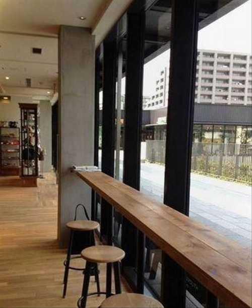 Столешница из дерева для кафе и ресторанов под зак