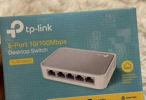 Коммутатор TP-link 5-port 10/100 Mbps