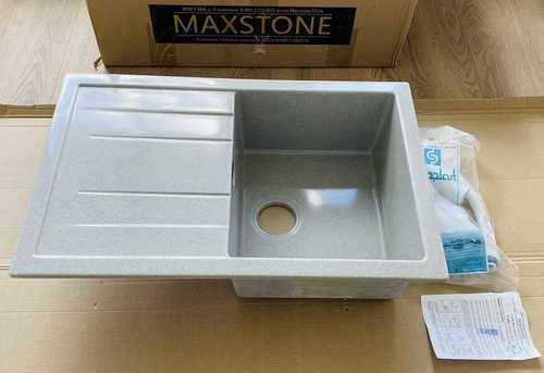 Мойка кухонная каменная Maxstone - MS14 серая