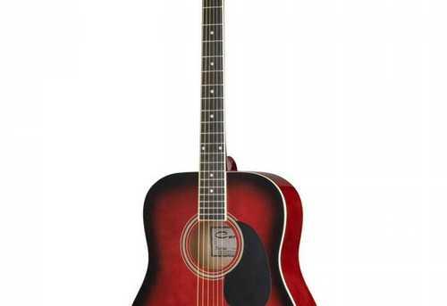 F630-RDS Акустическая гитара, красный санберст, C