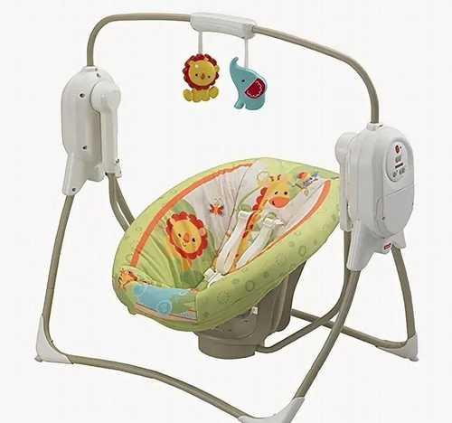 Детские электронные качели fisher price