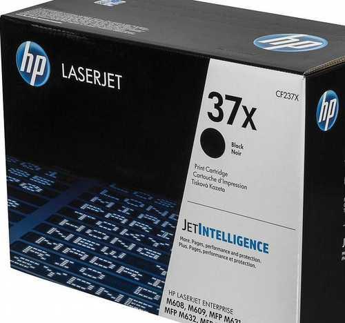 Картридж лазерный HP 37X CF237X черный (25000стр.) для HP LJ Ent M608/609/631/632