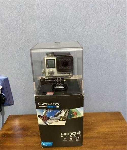 Камера GoPro Hero 4 black + много аксессуаров