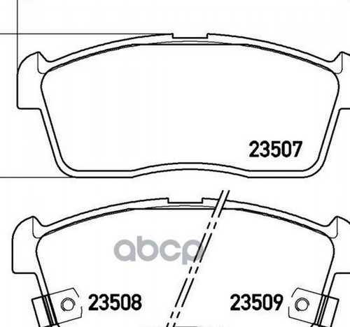 Колодки тормозные дисковые перед (PF-9443)