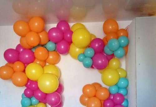 Готовая арка из воздушных шаров
